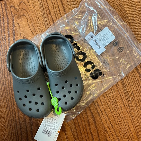 CROCS | Shoes | Crocs Kids Classic Clog Slate Grey | Poshmark